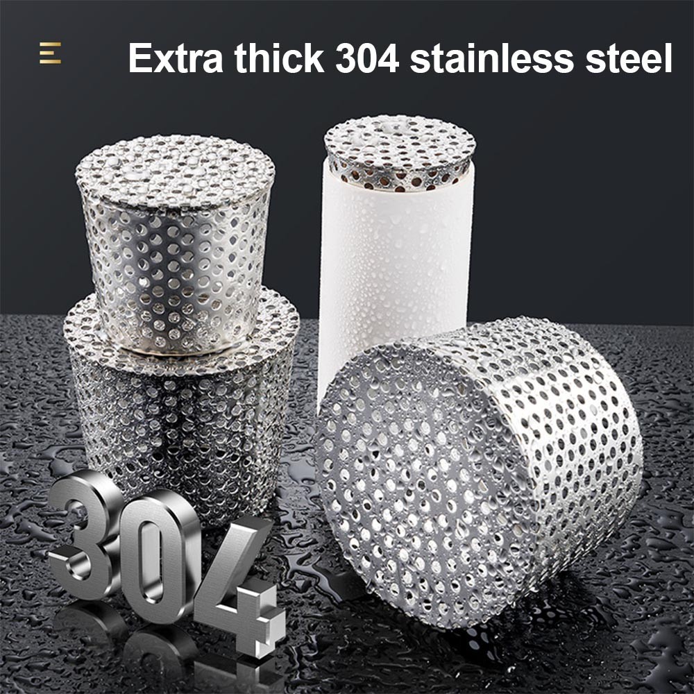 304 stainless steel pipe cover universal drainage cover insect-proof ...