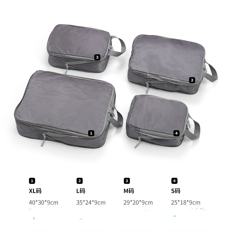 Travel compression set storage bag with large capacity and portable ...