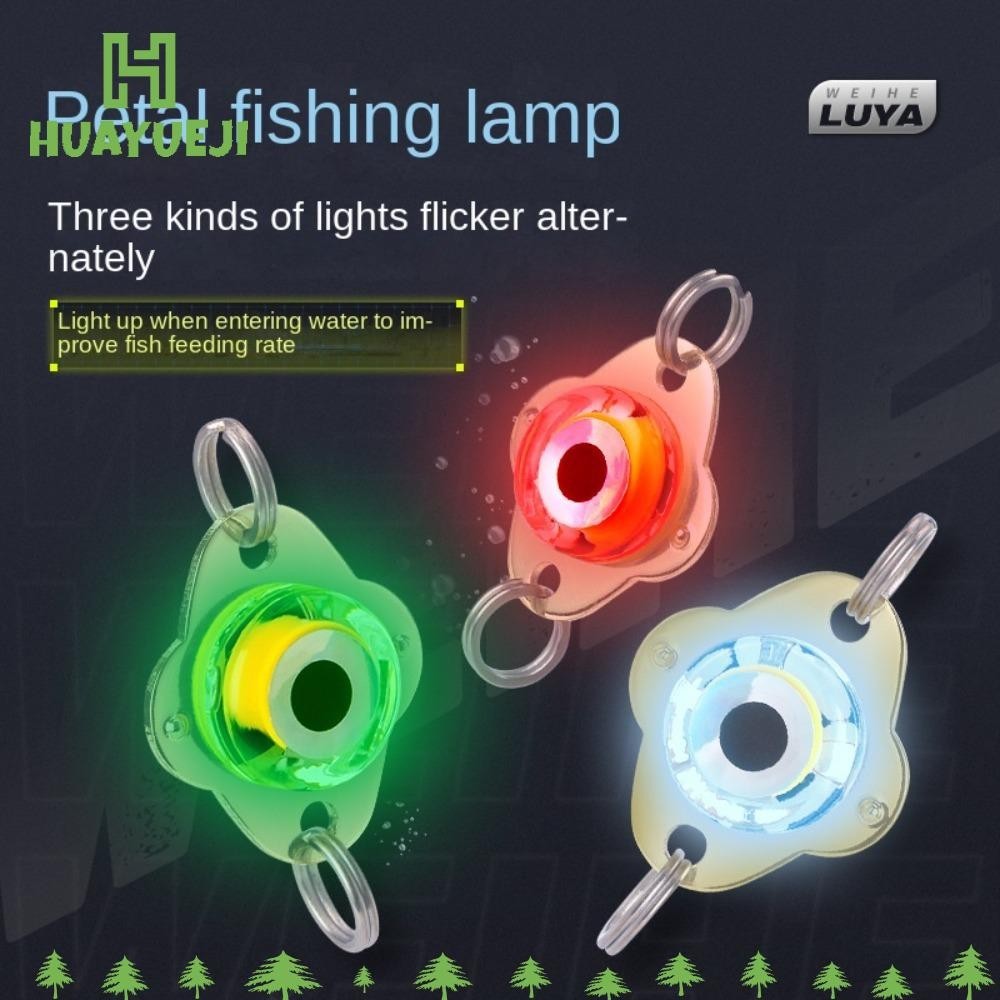 HUAYUEJI Flash Lamp, Attracting Fish Eye Shape LED Lure Light, Hot Bass ...