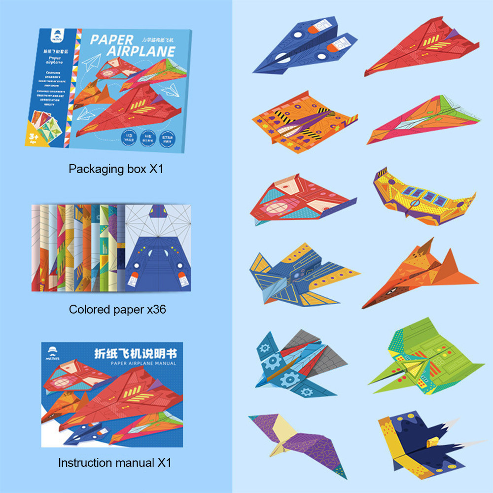 Paper Airplane Craft for Kid Plane Art Activity Kit Airplane Toy, Easy ...