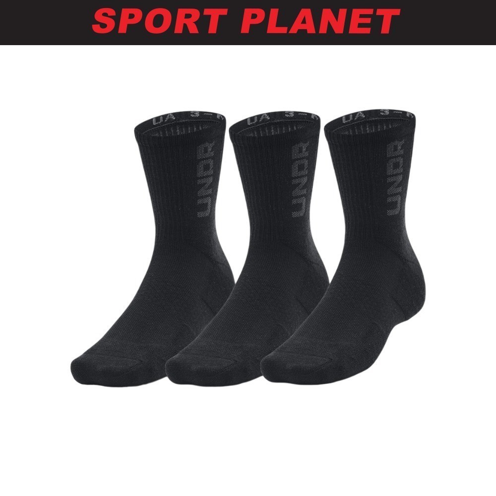 Under Armour Unisex 3-Maker 3-Pack Mid-Crew Sock accessories (1373084 ...