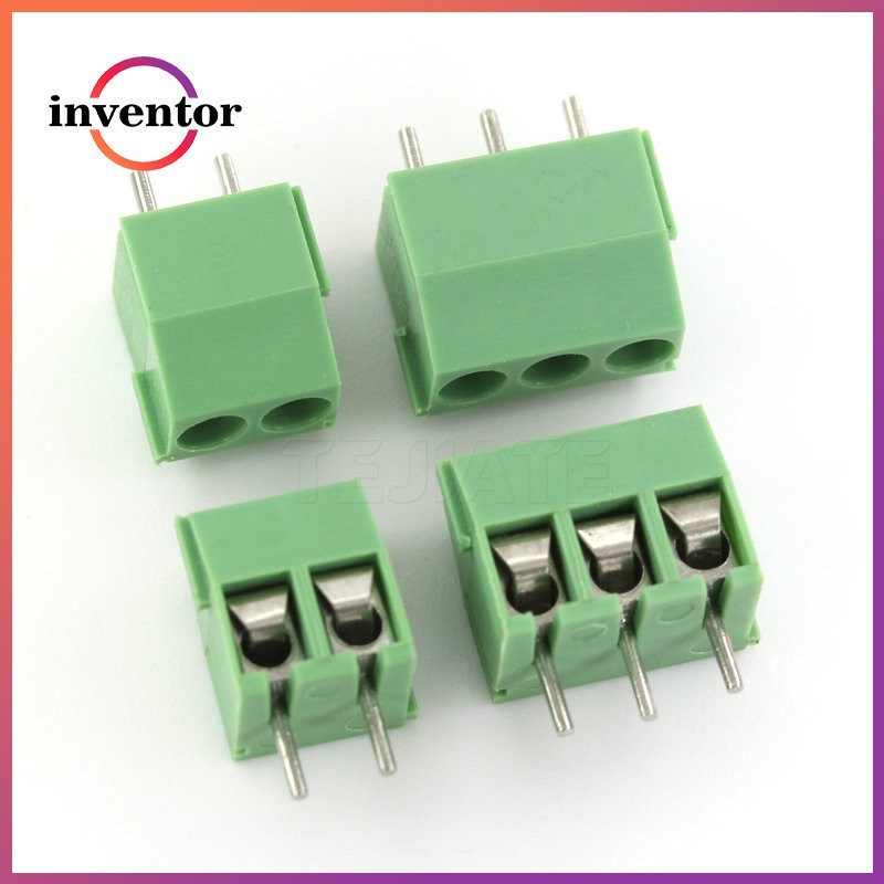 10pcs MG/KF350-2P 3P Green Pin Screw Terminal Block Connector KF350 3.5mm Pitch amphenol ...