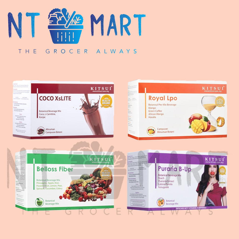 KITSUI Belloss Fiber / Royal Lipo Trim / Coco Xslite / Puraria Bux-Up ...