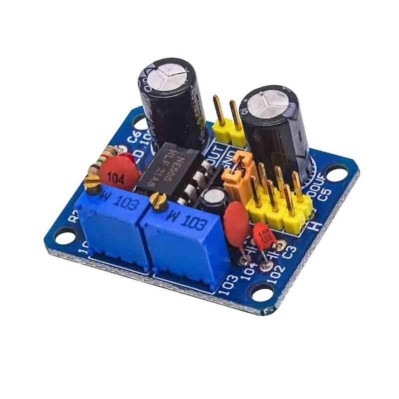 NE555 pulse module frequency duty cycle adjustable square wave ...