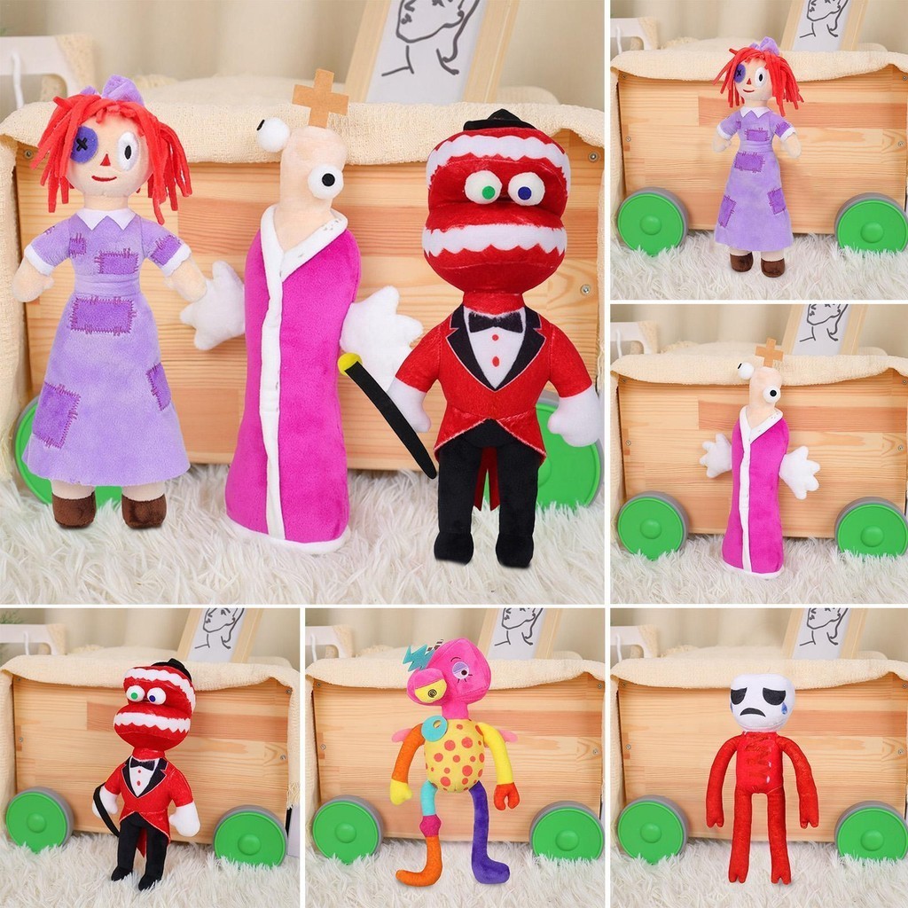 The Amazing Digital Circus Plush Toys Ragatha/Kinger/Caine Cartoon ...