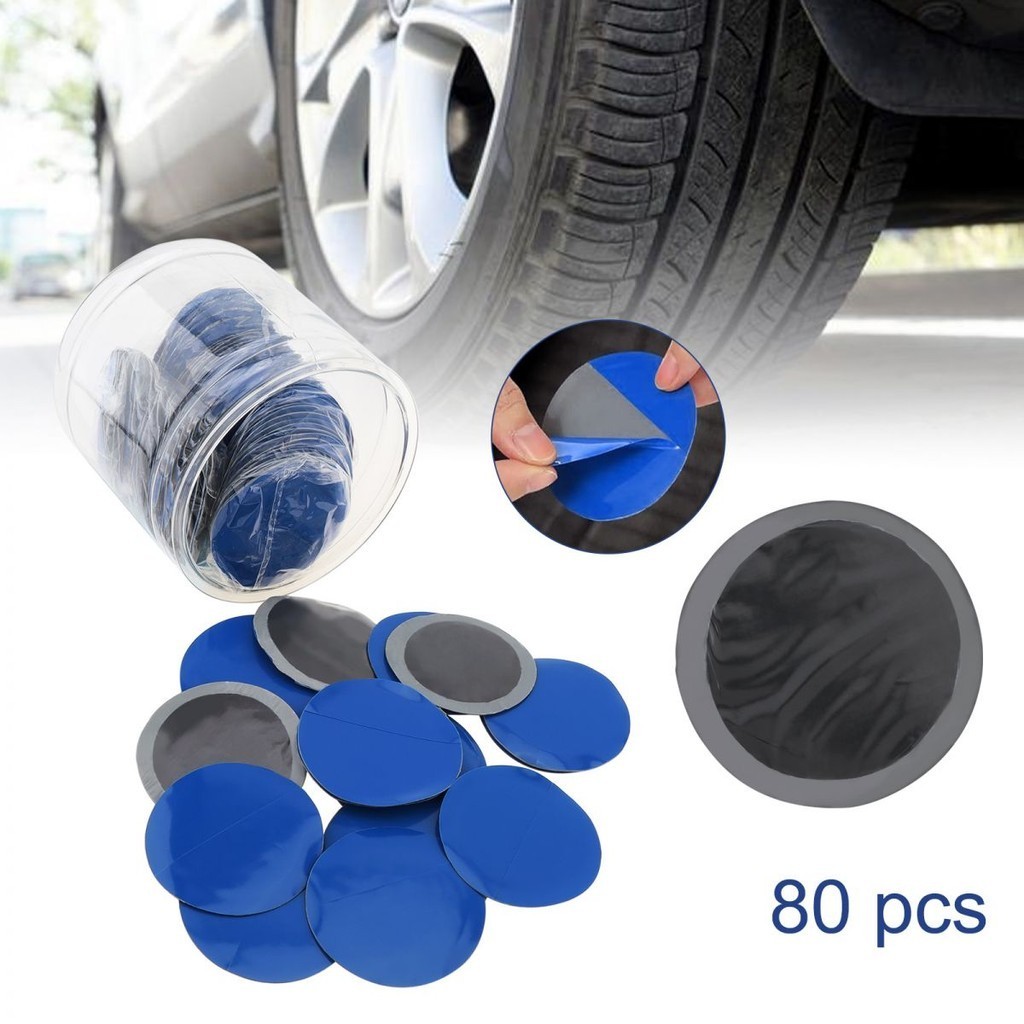 80PCS 58mm Car Rubber Wired Tyre Puncture Repair Mushroom Plug Patch ...