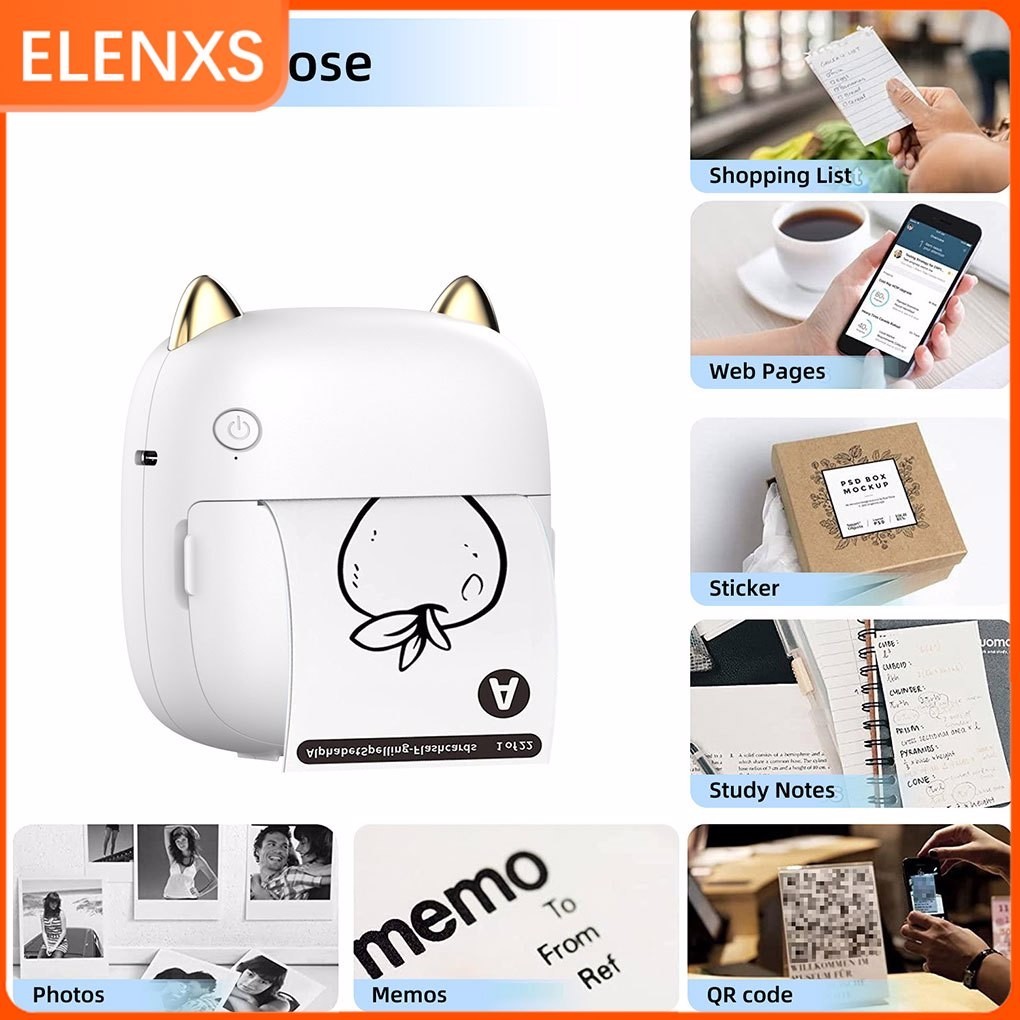 Bluetooth Wireless Printer Easy Connection Simple Operation Bluetooth ...
