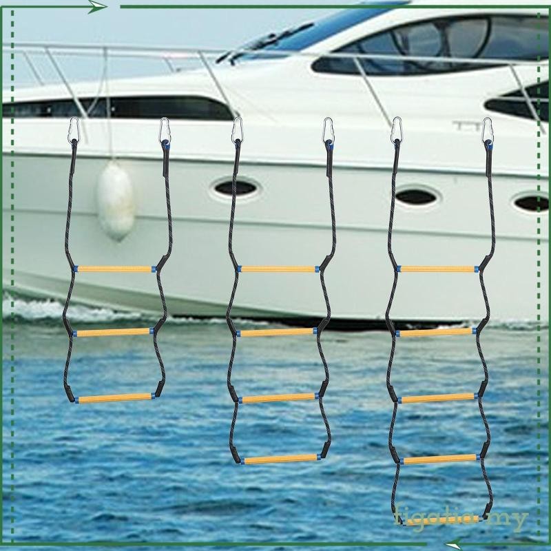[FigatiaMY] Boat Rope Ladder Climbing Ladders Sturdy Folding Portable ...