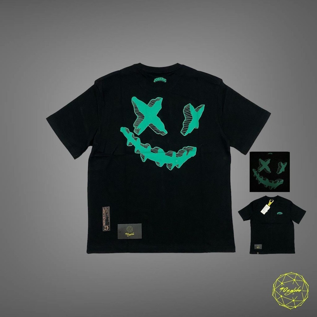 Ricky Is Clown RIC Glow In The Dark Joker Is Clown Smiley Face Tee ...