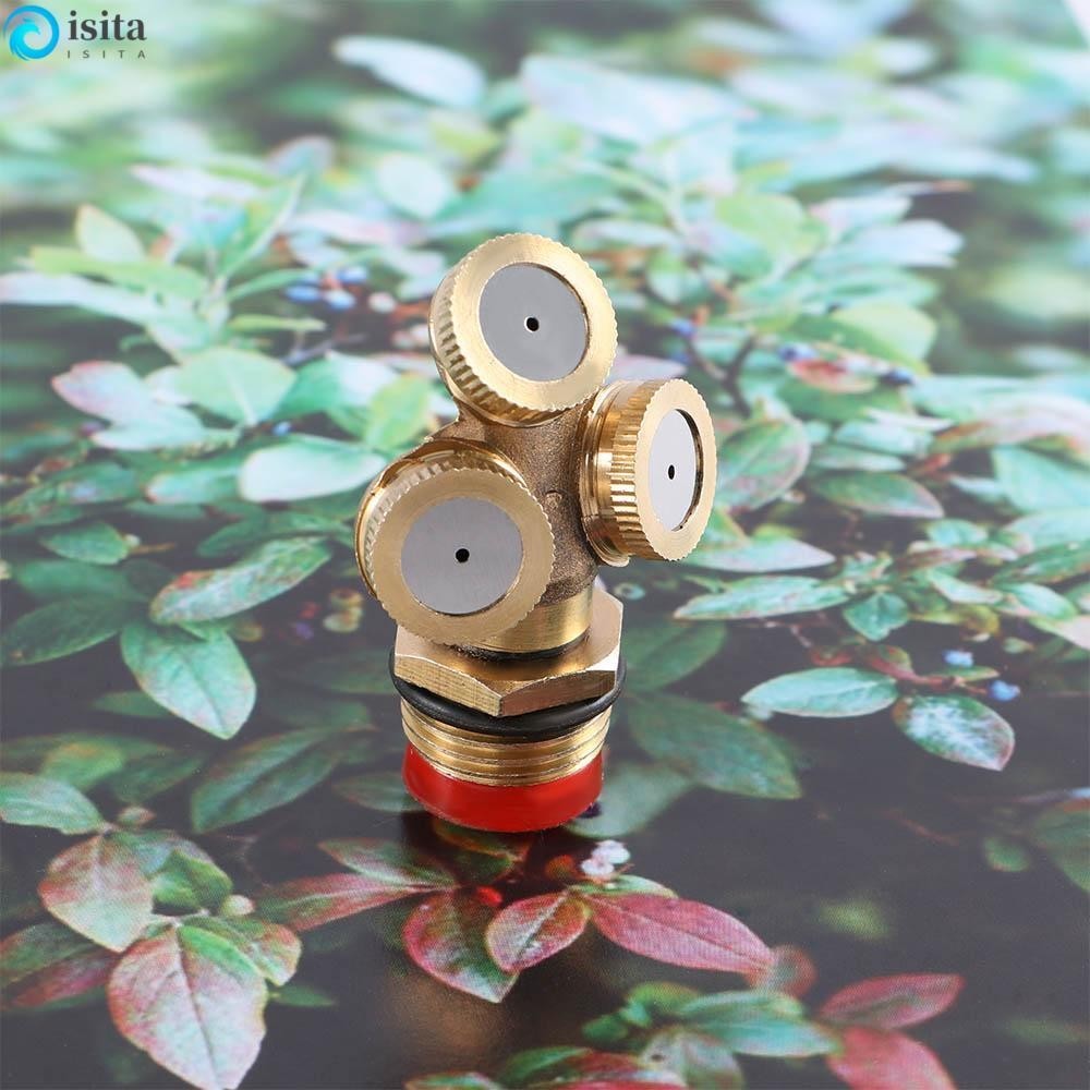 ISITA Spray Nozzle Water Atomizing Adjustable Irrigation Garden Supplies Sprayers Atomization ...