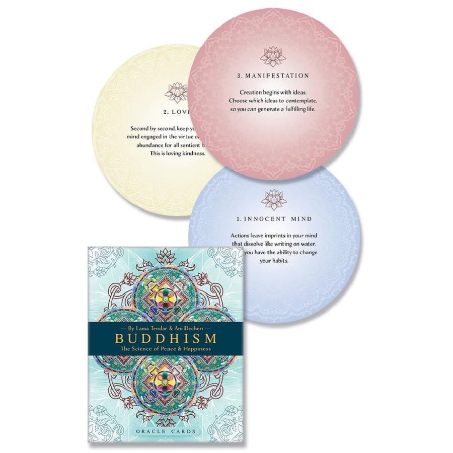 Buddhism Oracle Cards: The Science of Peace & Happiness/Buddhist Cards ...