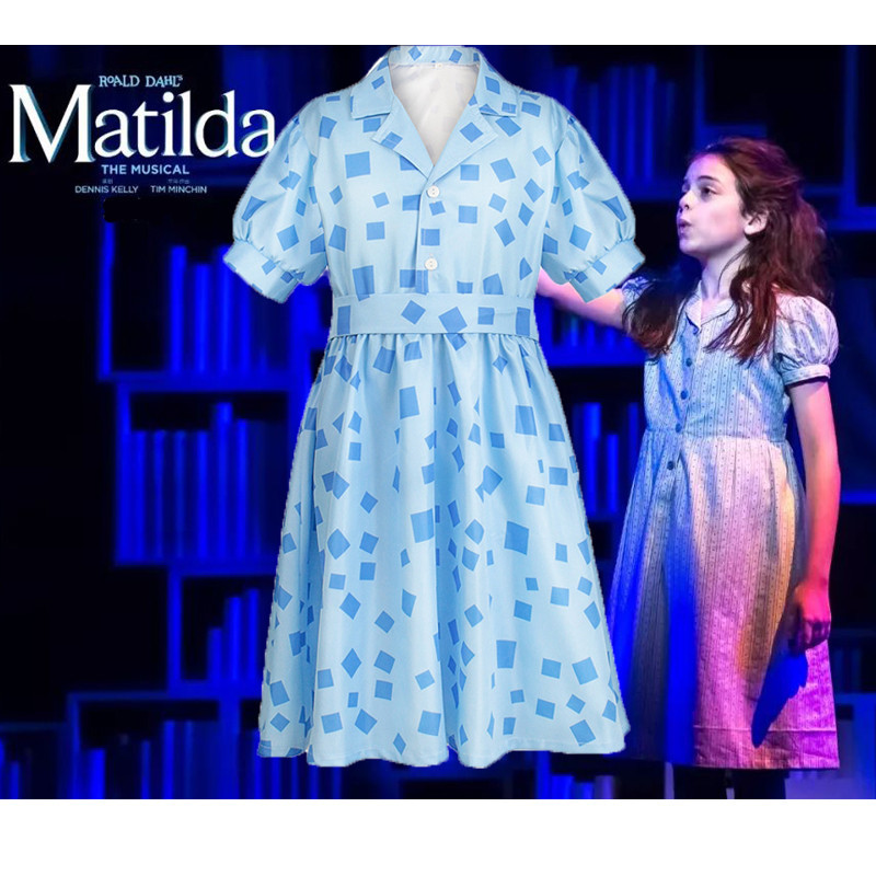 Blue Dress for Girl Matilda The Musical | Shopee Malaysia