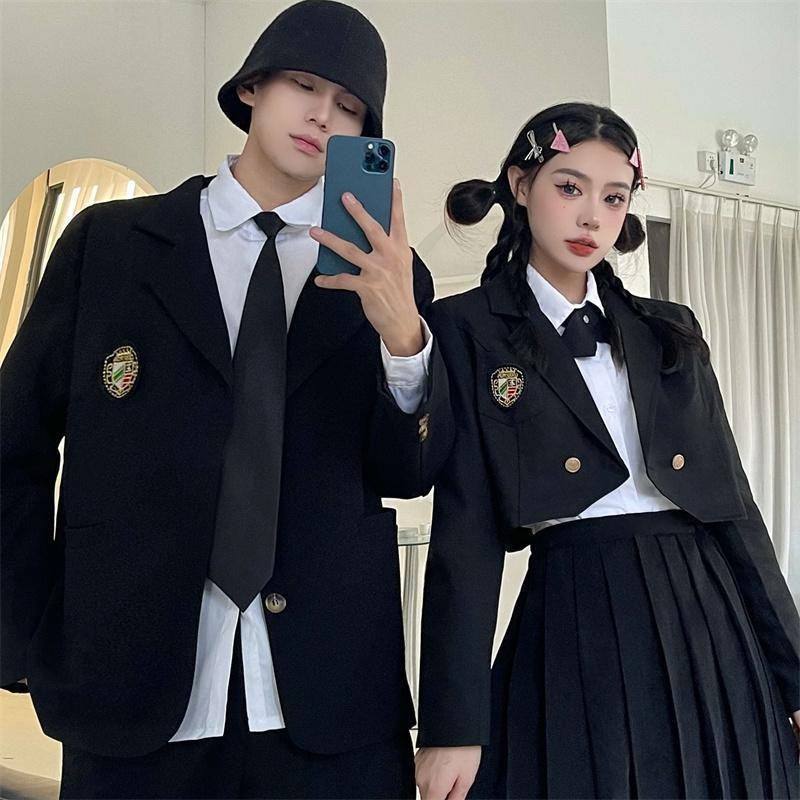2025 Styles Korean Class Uniform Graduation Set Japanese College Junior ...