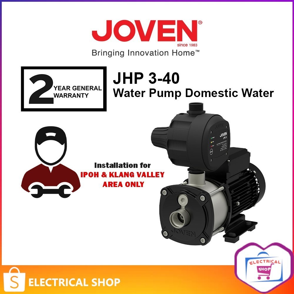 Joven Water Pump JHP340 Domestic Pump JHP3-40 0.75HP | Shopee Malaysia