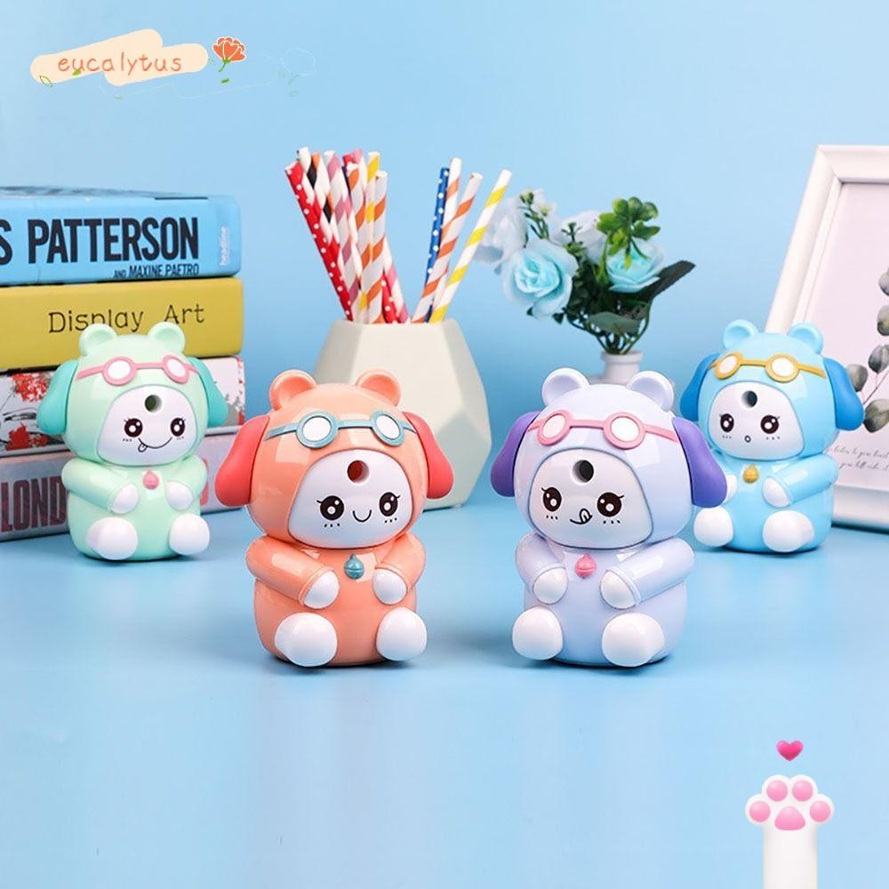 EU-FASHION Pencil Sharpener, Hand Crank Plastic Pencil Cutter, Creative ...