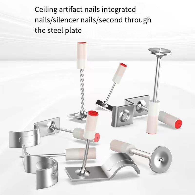 TSR - Per Box 100 Pcs Refill Concrete Nails Stampset Ramset Washer ...