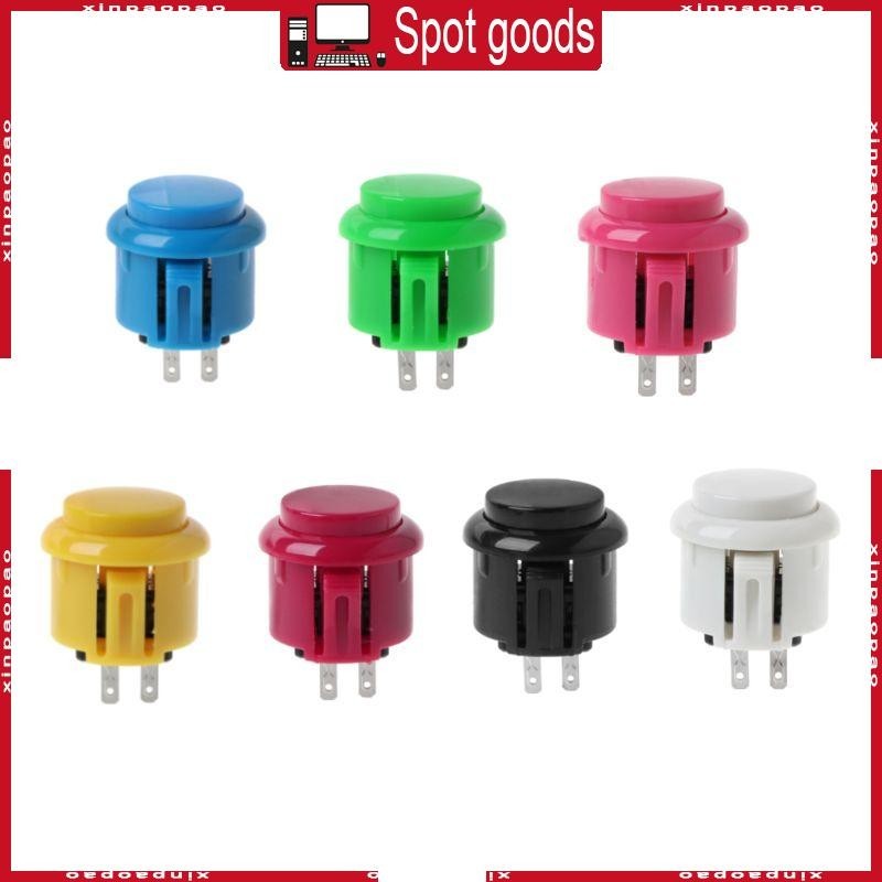 XI Arcade Button Round Push Button 24mm Arcade Controller Button for ...