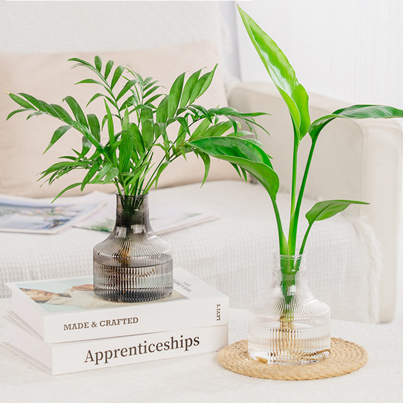 Transparent Plastic Vase Home Decoration Flower Pot Vase Bunga Pasu ...