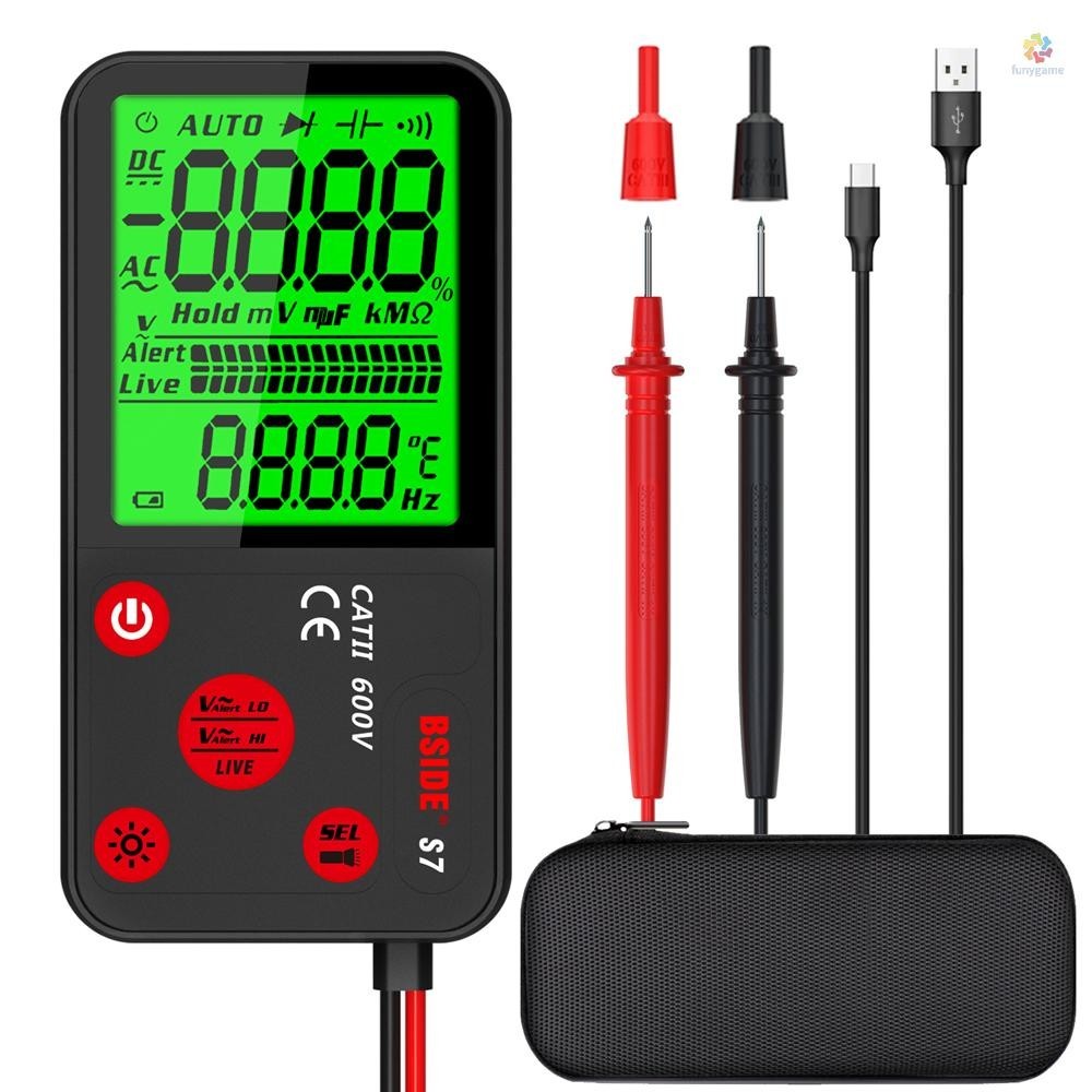 Digital Multimeter Professional Voltage Resistance Frequency ...