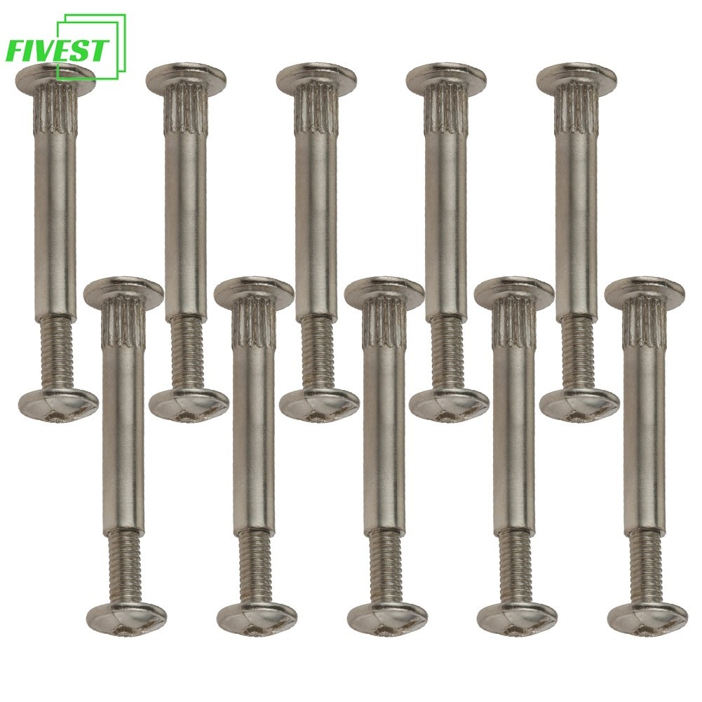 FIVEST| 10Pcs M5 M8 Splint Nut Male-Female Snap Rivet Butt Screw Nut ...