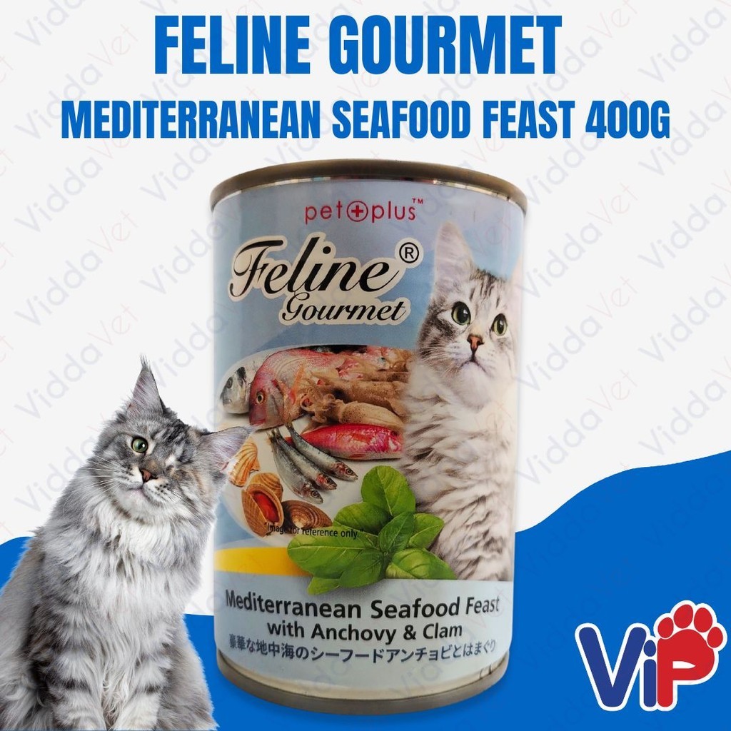 Adult Cat Seafood Feast 400grams for cats all ages cat wetfood | Shopee ...