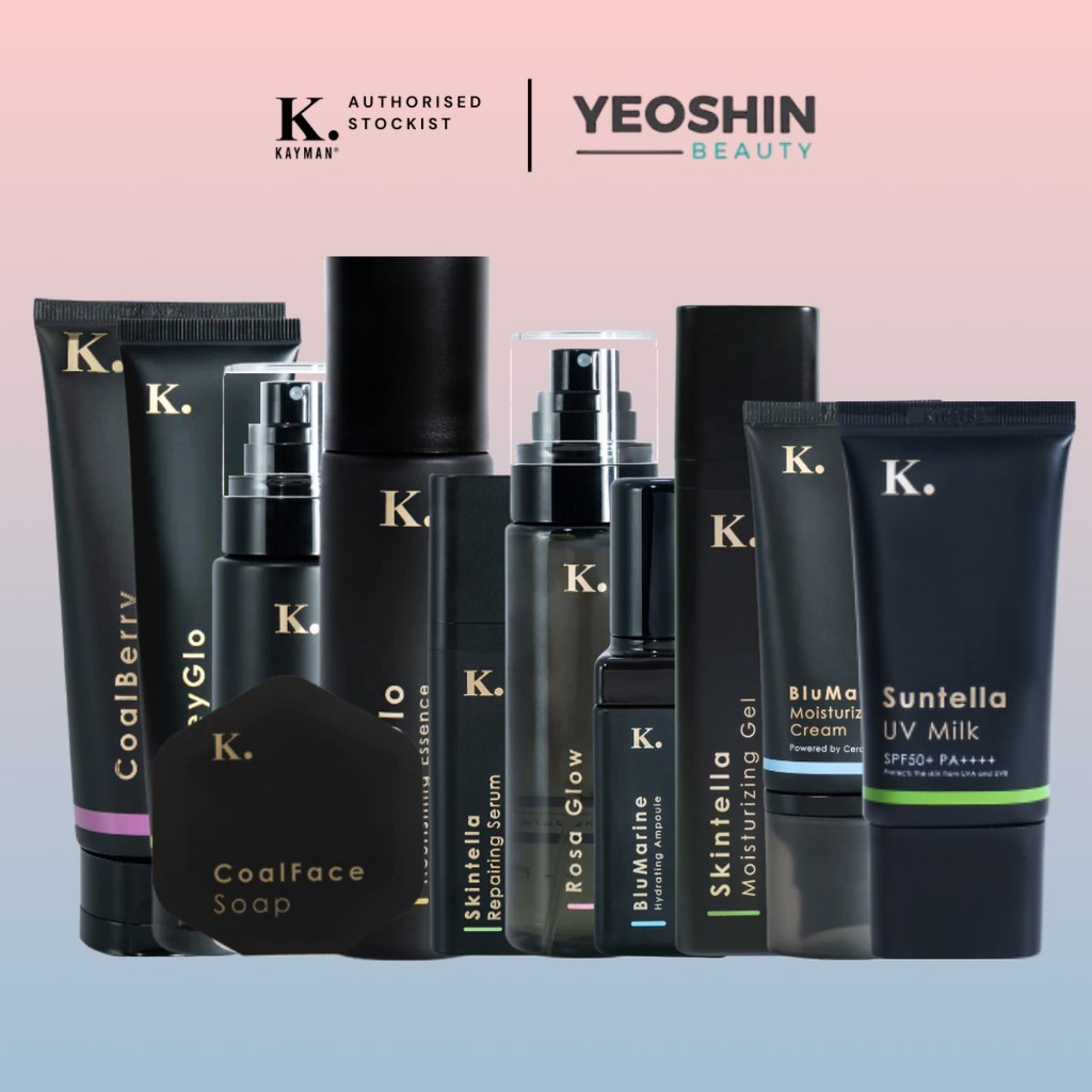 Kayman Coalface Soap/CoalBerry Cleanser/Mist Toner/ Honeyglo Scrub ...