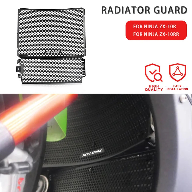 Radiator Grille Guard Cover Oil Cooler Guard For Kawasaki Ninja ZX-10R ...
