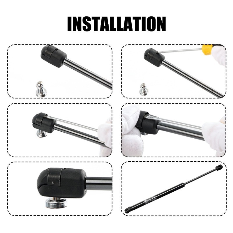 2PCS Tailgate Strut For Hyundai Tucson TL TLE SUV 2015-2020 Rear Trunk ...
