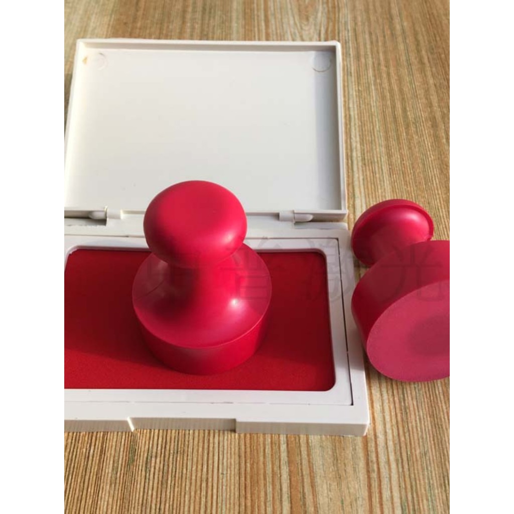 Bahan Cop Getah Merah Disyorkan Penghantaran Percuma Cop Merah Bulat ...