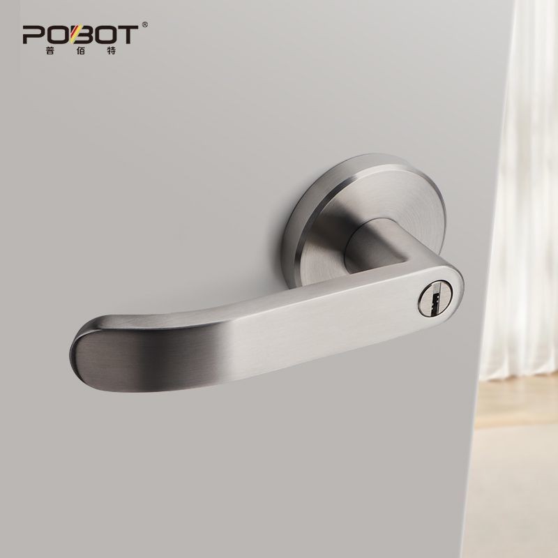 New Style Bathroom Door Lock Stainless Steel Door Lock Three-Bar Handle ...
