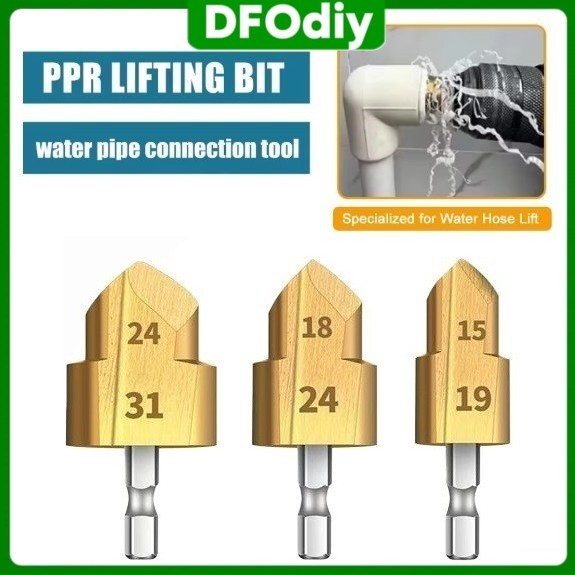 DFOdiy PPR Lifting Drill Bit Step Socket Water PVC Pipe Expander ...