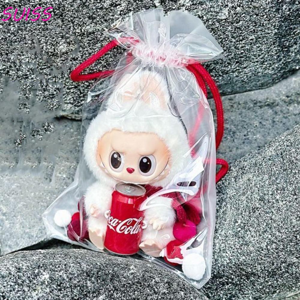 SUISS Labubu Display Bag, Drawstring Outgoing 17cm Labubu Doll Bag ...