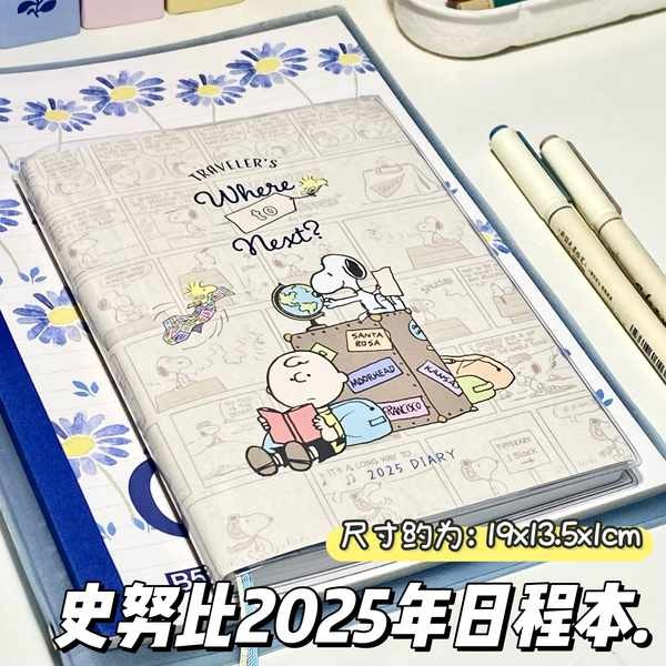 diary 2025 planner 2025 Snoopy Snoopy Limited 2025 Schedule Book ins ...