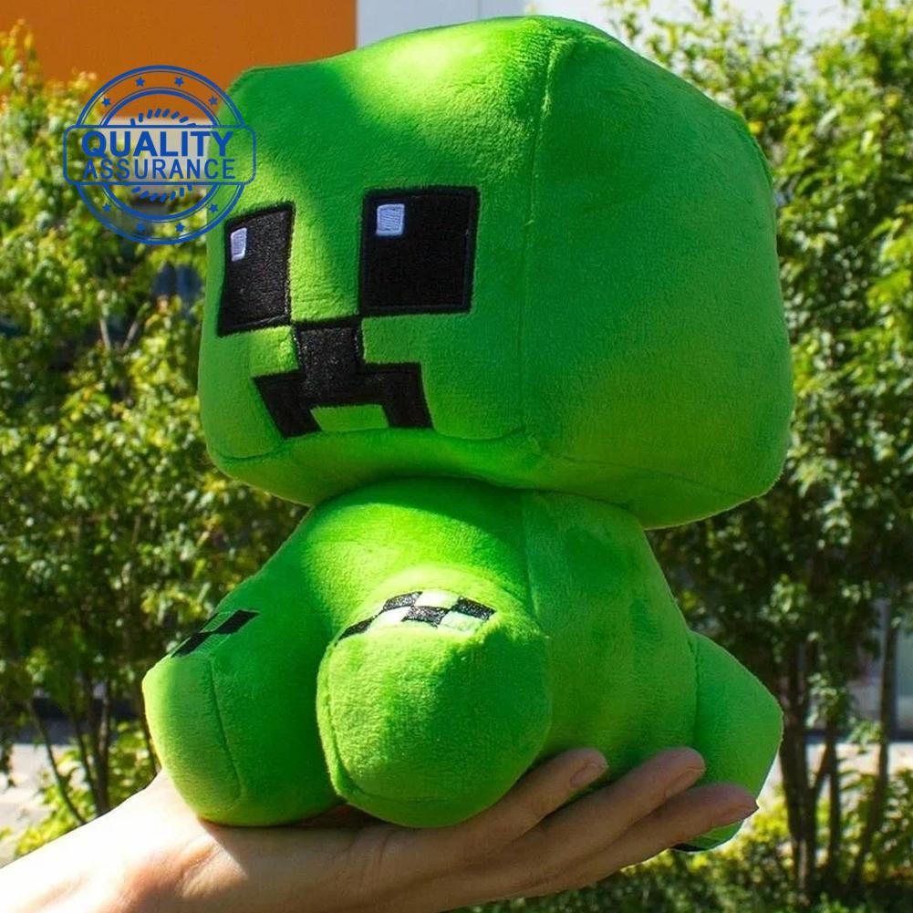 26cm Game Minecraft Stuffed Toys Minecraft Creeper Doll Soft Wolf ...