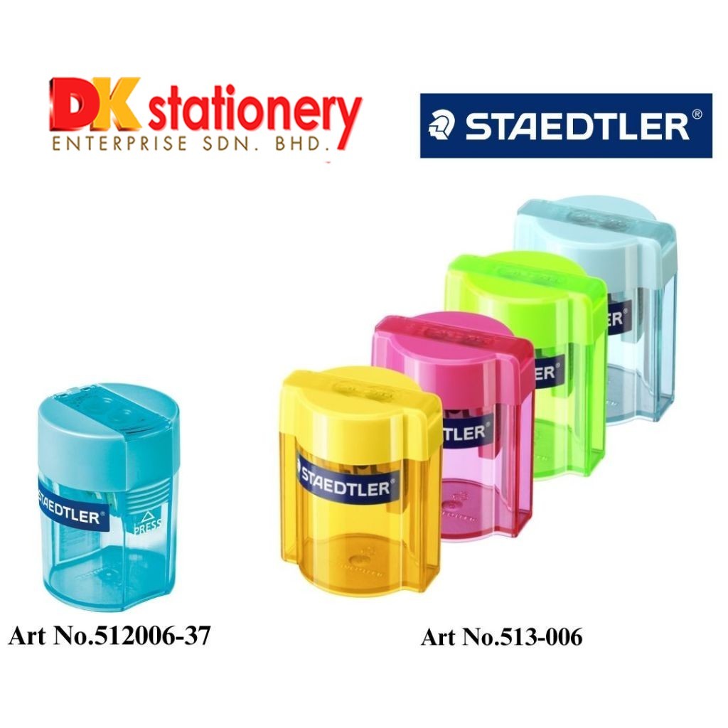 Staedtler Twin-Hole Sharpener Plastic Body with Metal Blade | Shopee ...