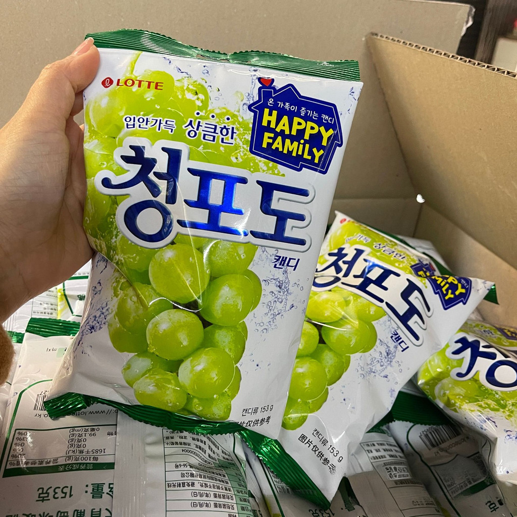 Korean Green Grape Candy 153g / Peach Candy 153g / Korean Snack ...