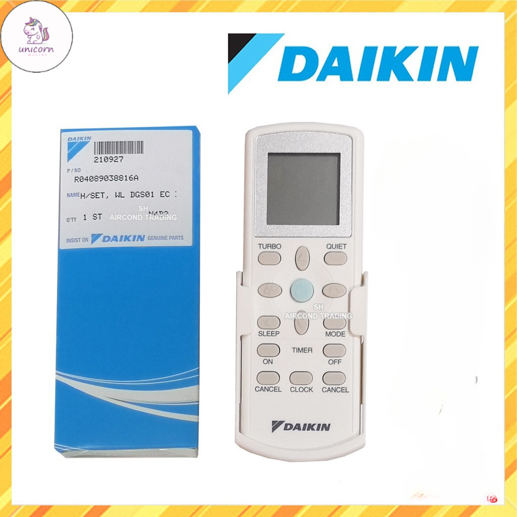 UN Daikin Aircond Remote Control Original 100% Compatible Original From ...
