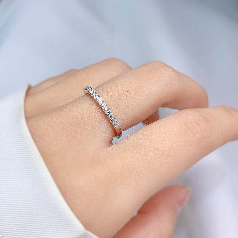 New Jewelry Fashion s925 Silver Ring Simple | Shopee Malaysia