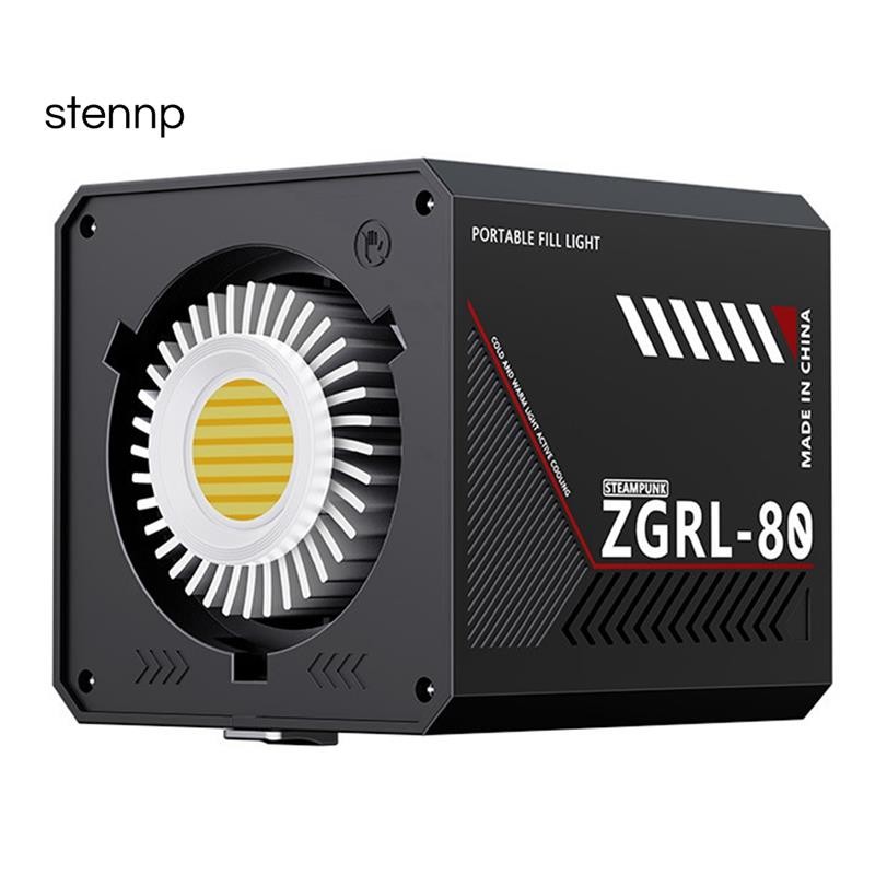 NEW 80W LED Video Light Bi-Color COB Photographic Studio Light 2500K ...