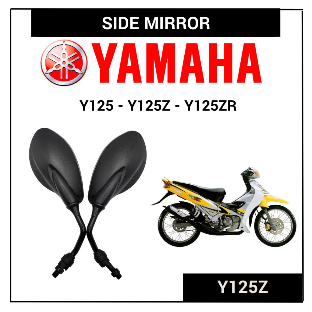 YAMAHA Y125 SIDE MIRROR LOCAL - Y125 Y125Z Y125ZR Y125Z CERMIN SISI ...