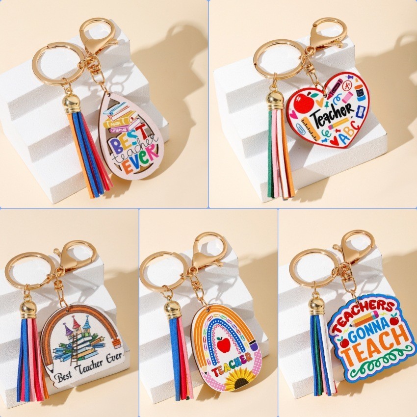 Keychain Hari Guru Selamat Hari Guru Gift Teacher's Day Gift Keychain ...