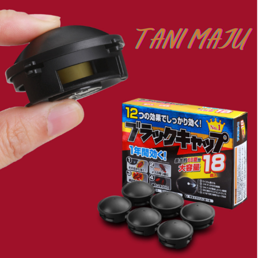 TM22 【Japan Imported】 12pcs/Box Cockroach Catch Room Black Box Trap ...