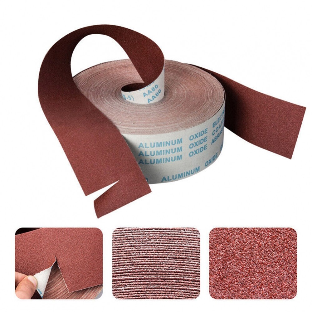 Water Resistance Sandpaper Roll Aluminum Sandpaper Non-staining Coating ...