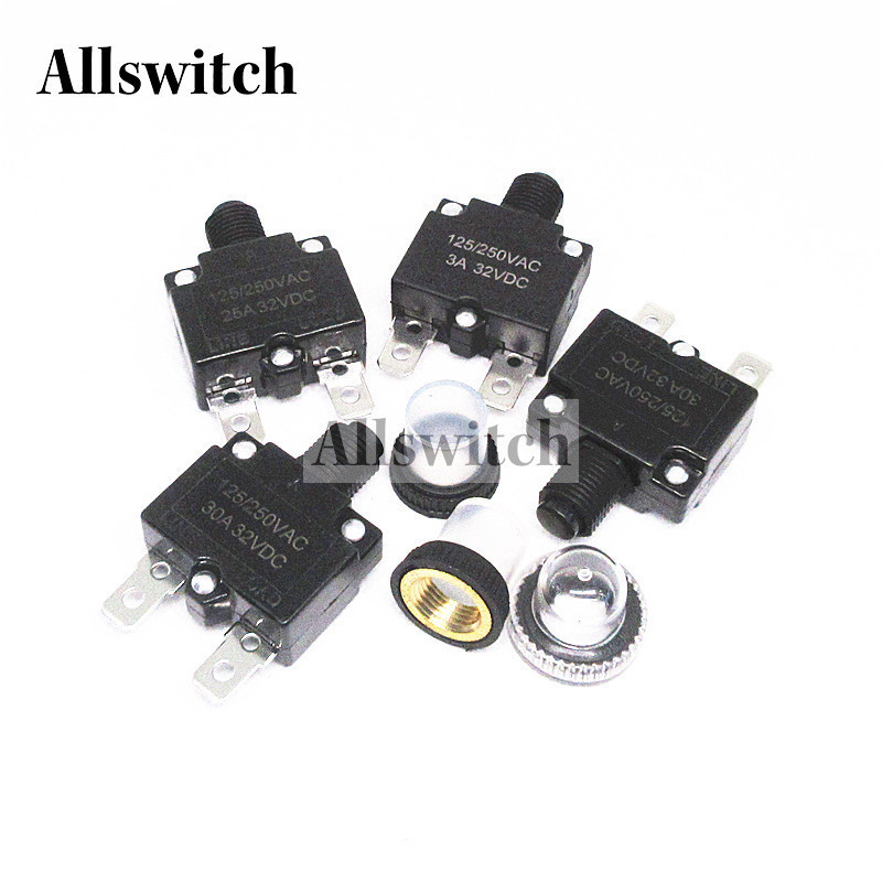 ST-1MR1WP-01 Current Overload Protector Switch 3A - 30A 32VDC 125 ...