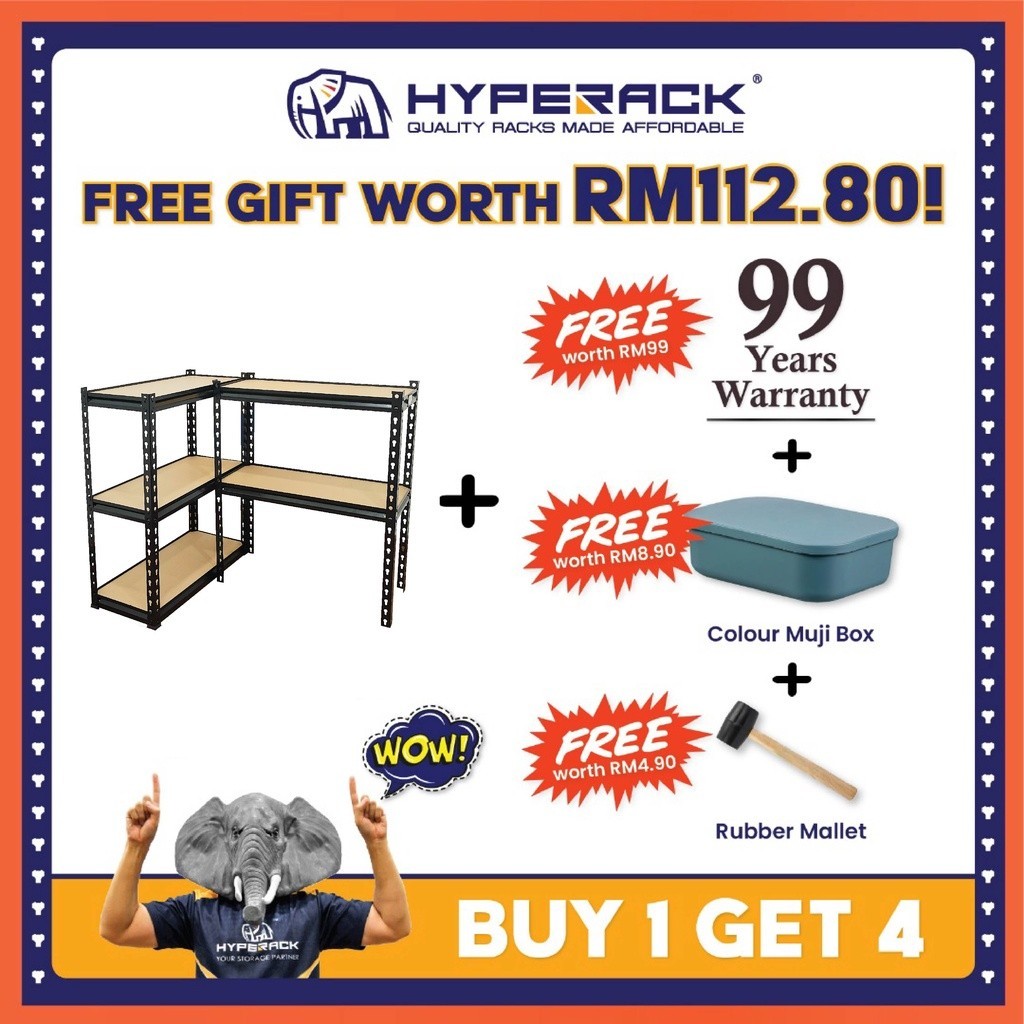 SUPERACK 2 IN 1 Rack Premium Boltless Rack Rak Penapis Air Coway ...