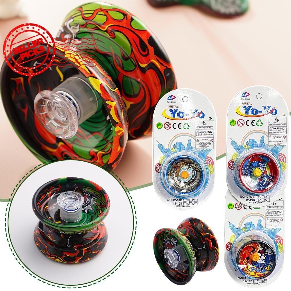 Yoyo Ball Aluminum Alloy Magic Yoyo Ball Toy Metal Trick Yoyo Ball With ...
