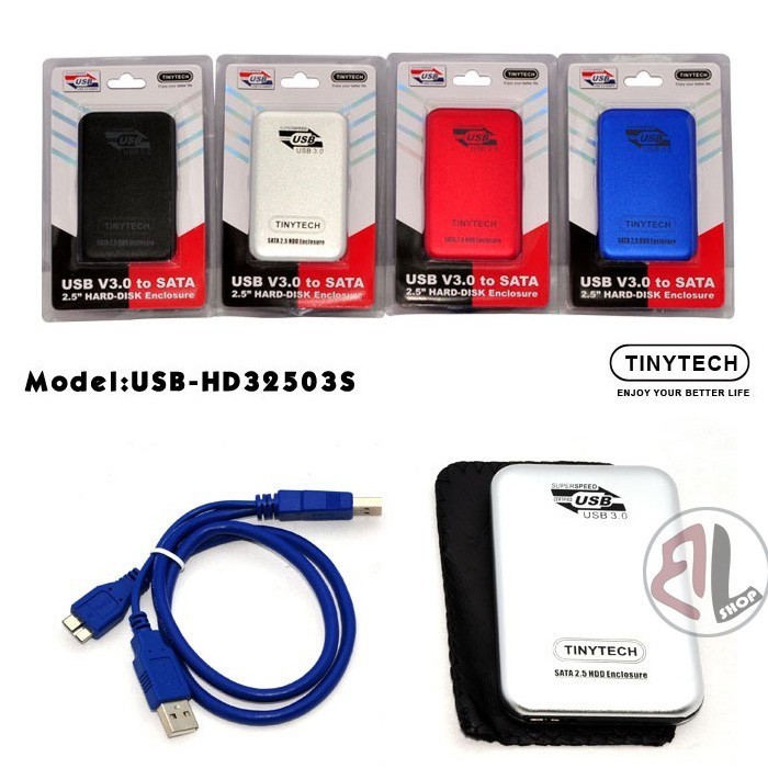 Official TinyTech USB-HD32504S USB 3.0 Sata 2.5 HDD / SSD Enclosure ... Official TinyTech USB-HD32504S USB 3.0 Sata 2.5 HDD / SSD Enclosure ...