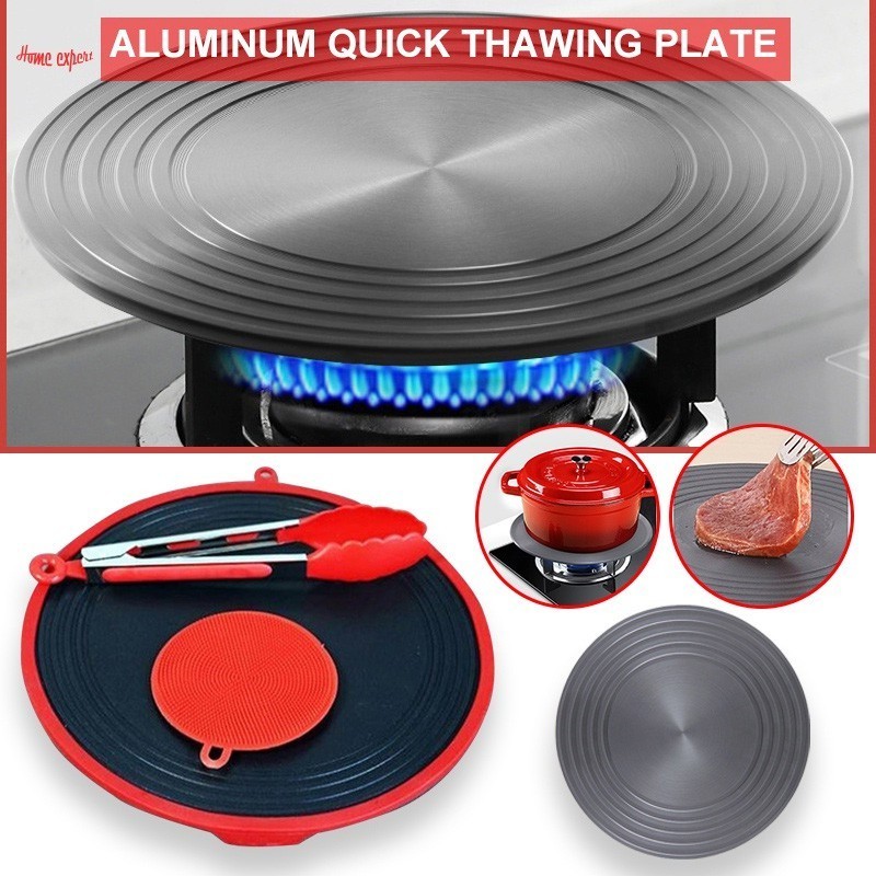 Aluminum Quick Thawing Plate Multi-Function Round Heat Conduction Plate ...