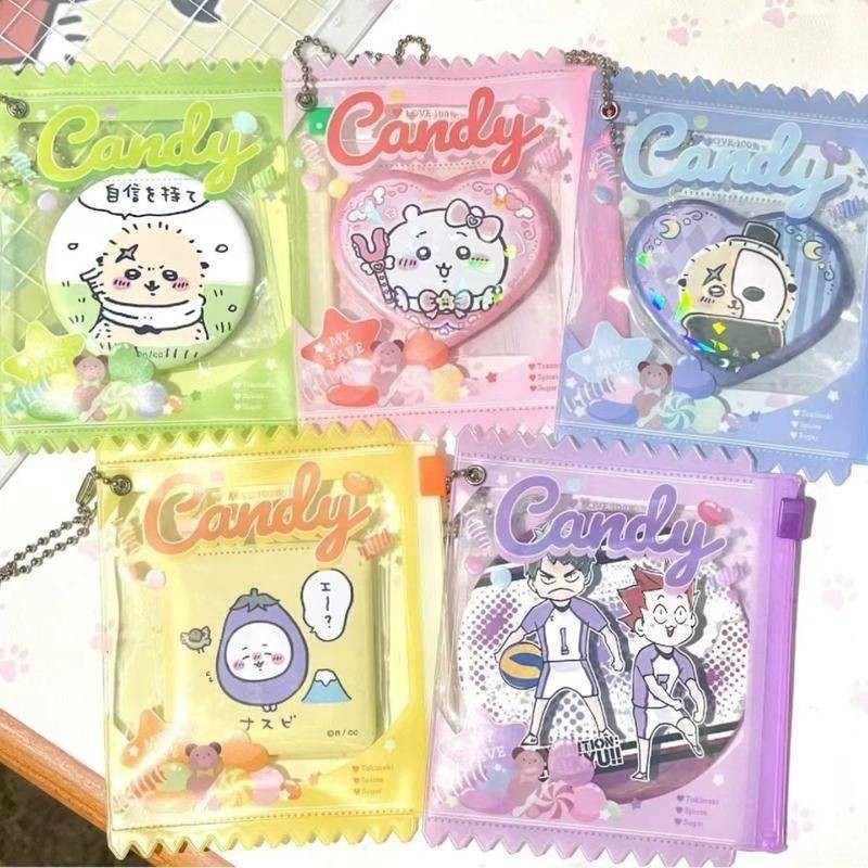 Cartoon Ita Bag Pins Badge Protector Case for 58mm and 75mm Anime ...