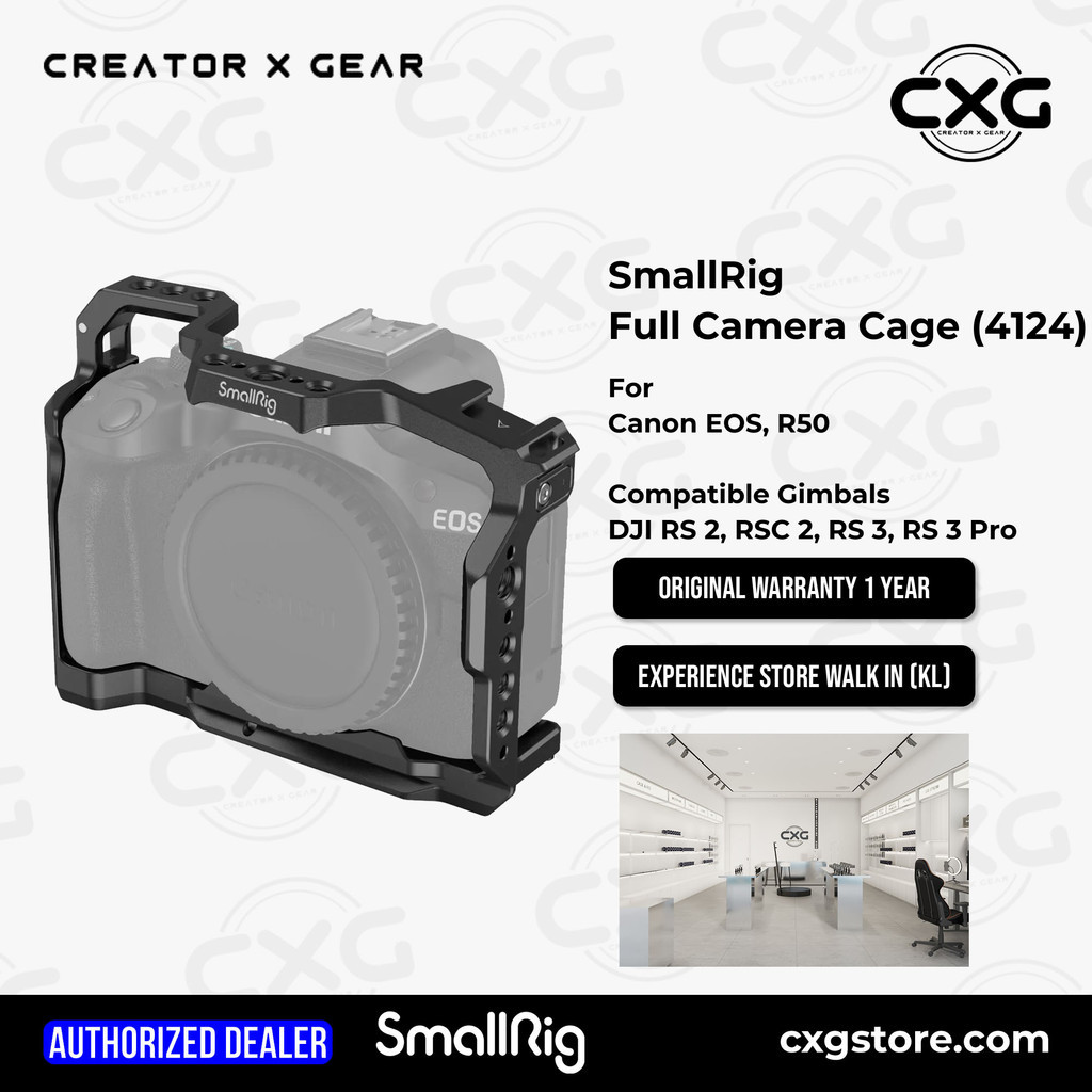 SmallRig Full Camera Cage for Canon EOS R50 4214 | Shopee Malaysia